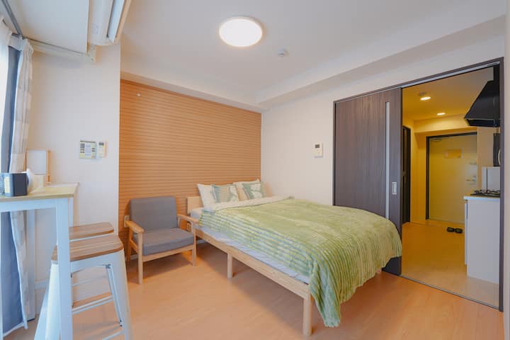 [Good Days] 日本橋7分鐘｜道頓堀·心齋橋10分鐘｜2人房 - Tennōji Station - Osaka