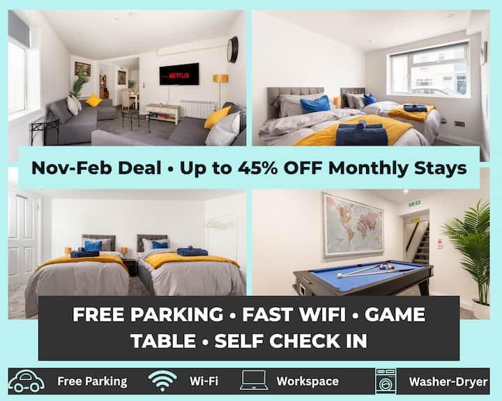 40% Off Long Stays | Central | Parking | Games. - Brighton