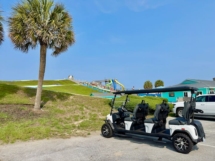 ~Ripple~ 6 Person Golf Cart, Private Beach Access - Emerald Isle, NC