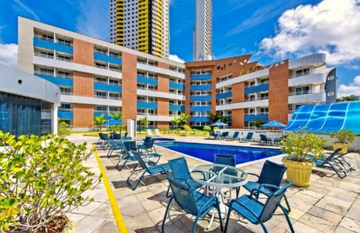 Lindo Flat Em Natal Próximo A Orla De Ponta Negra - Natal