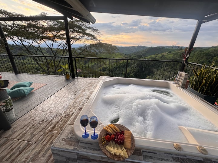 Tierra Verde Descanso Natural, Vista Y Jacuzzi - Chinchiná