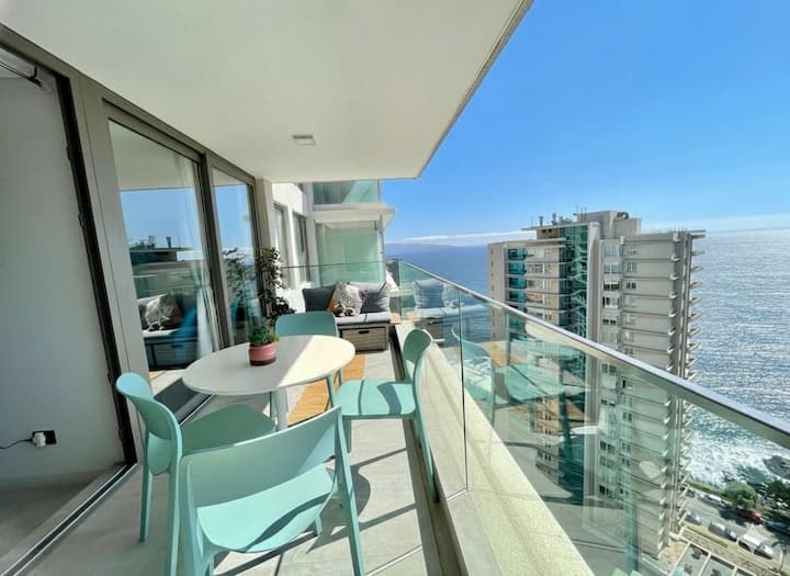 Encantos De Reñaca. Precioso, Sol Y Hermosa Vista. - Concón