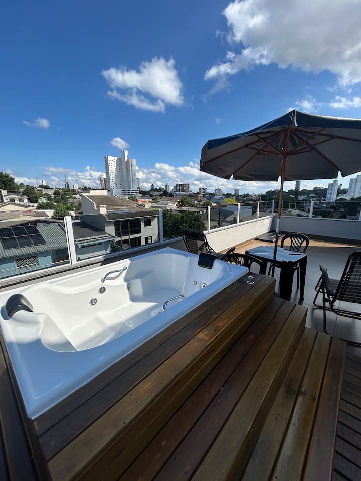 Estúdio Com Hidro No Terraço - Chapecó