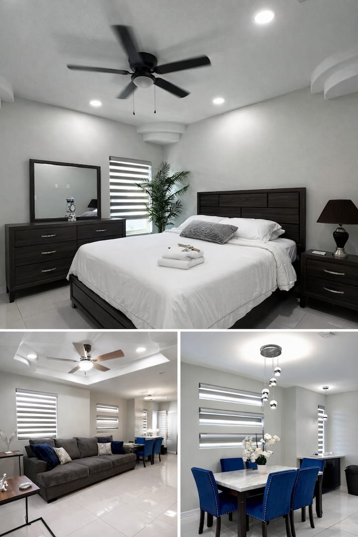 Indigo Stay, 2 Bed, 2 Bath, & Full Kitchen - Edinburg, TX