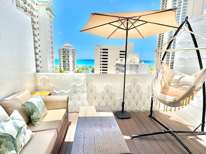 Cute Ocean View Ph Studio In Central Waikiki - Kailua, HI