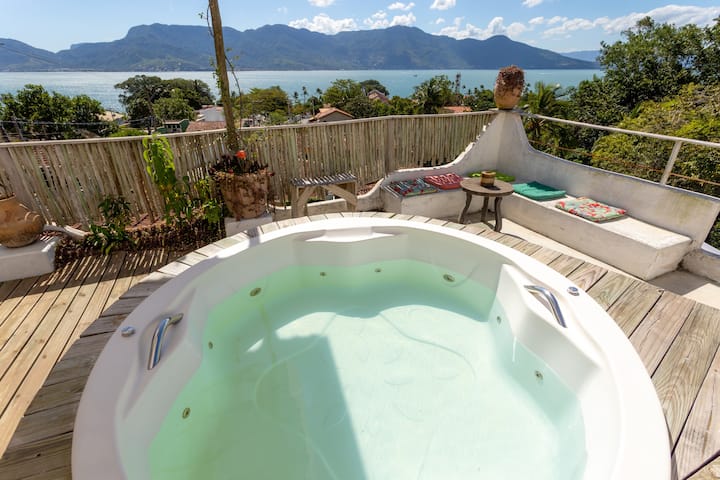 Elegante Casa Santorini Jacuzzi Privativa - Ilhabela