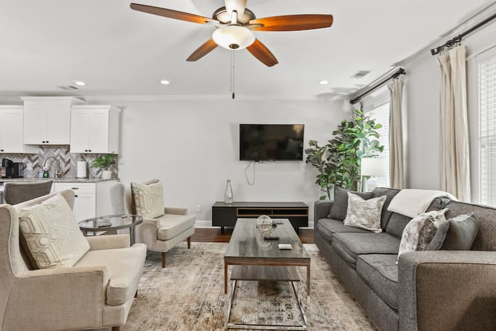 Modern Garden Level Apartment In Historic District - Savannah, GA