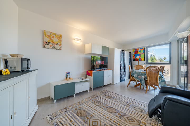 Grand Studio Familial 2 Adultes 2 Enfants - Antibes