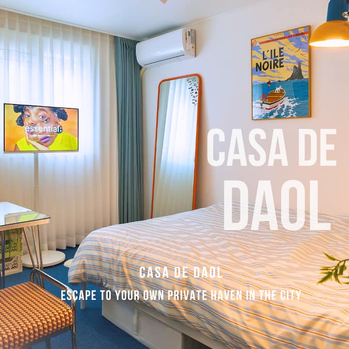 "Casa De Daol" 
청량리역, 동대문/명동/Ddp/성수/종로/짐보관, 감성 숙소 - Seoul