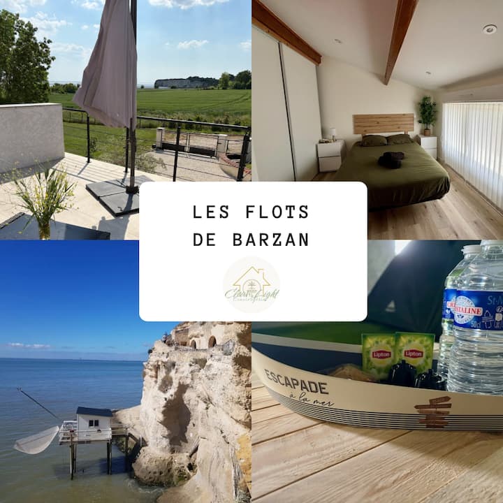 Les Flots Barzan Appartement Atypique Avec Vue Mer - Talmont-sur-Gironde