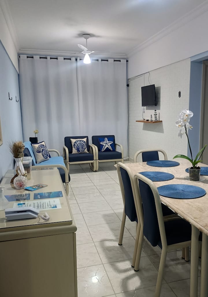 Ap Com Wi-fi/garagem 500m Praia Da Enseada - Guarujá