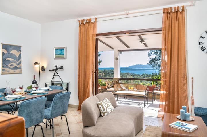 Villa Chiara 2 Bedr, View, Garden, Parking, Grill - La Maddalena