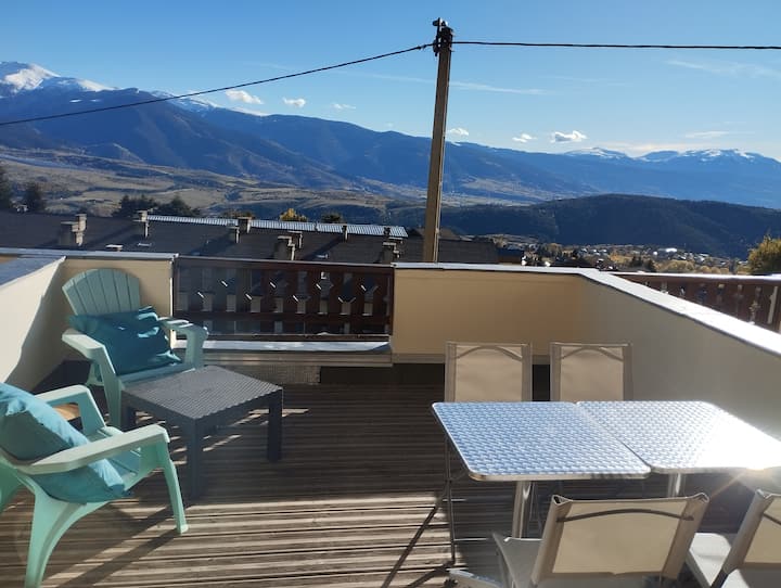 Studio Rdc Avec Terrasse Plein Sud - Font-Romeu-Odeillo-Via