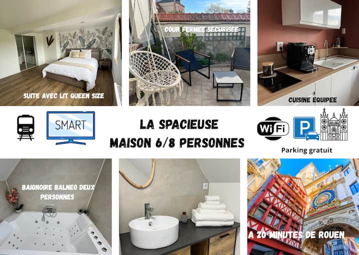 La Spa-cieuse Maison Avec Balneo 2 Personnes - Cléon