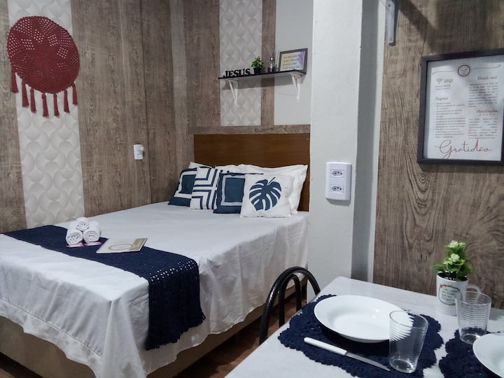 Studio C/smarttv, Micro-ondas, Wi-fi E Muito Mais. - Araxá