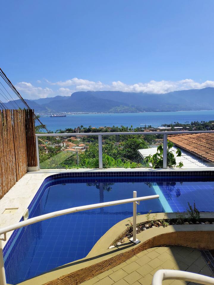 Incrível Vista Mar 4 Min Praia Piscina Privativa - Ilhabela
