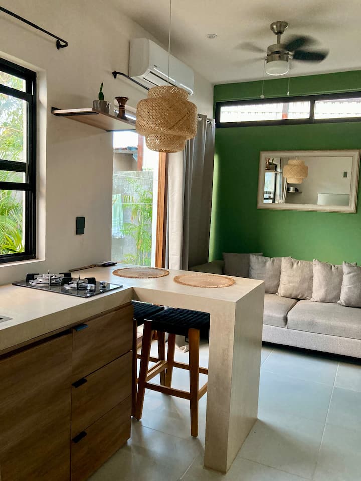 Encantador Estudio Equipado Céntrico En Tulum - Tulum