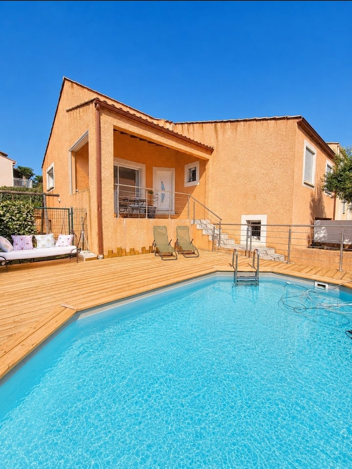 Villa Climatisée Avec Piscine Privée - Portiragnes - Portiragnes