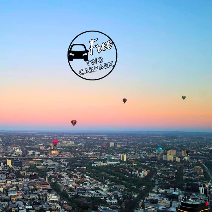 60f Luxury Sunsetview Melbcbd.3br 8pax. Free2park - Kensington