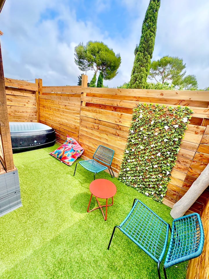 Joli Bungalow à 5min De La Mer - Vitrolles