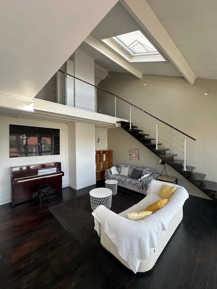 Exceptionnel Bô Loft, Duplex, 150m2 -  Paris, 900m - Aubervilliers