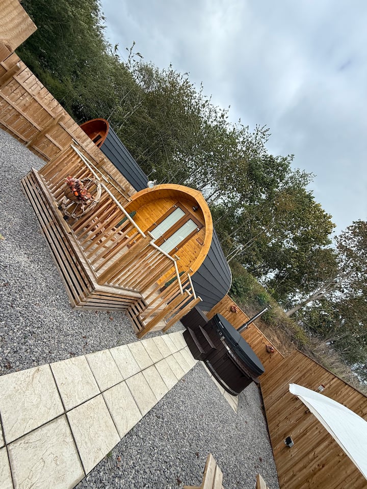 Livi Family Pod With Wood Fired Hot Tub - Thirsk