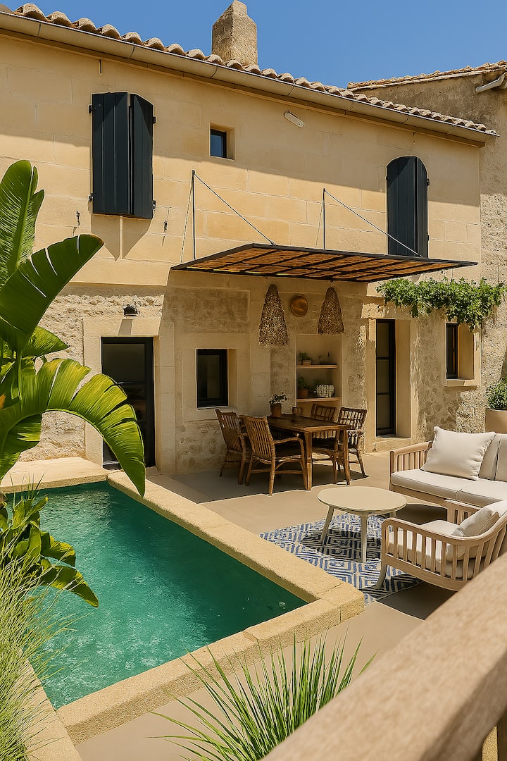 «Lou Trésor»  Des Alpilles Plein Centre Maussane - Les Baux-de-Provence