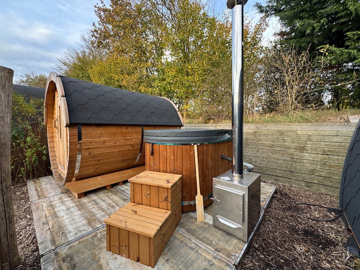 Wellness Pod Met Privé Hottub En Sauna - Netherlands