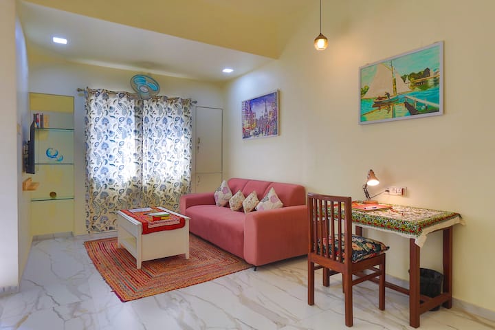 Amber House — Sunlit Apartment| Balcony & Kp Cafés - 浦那