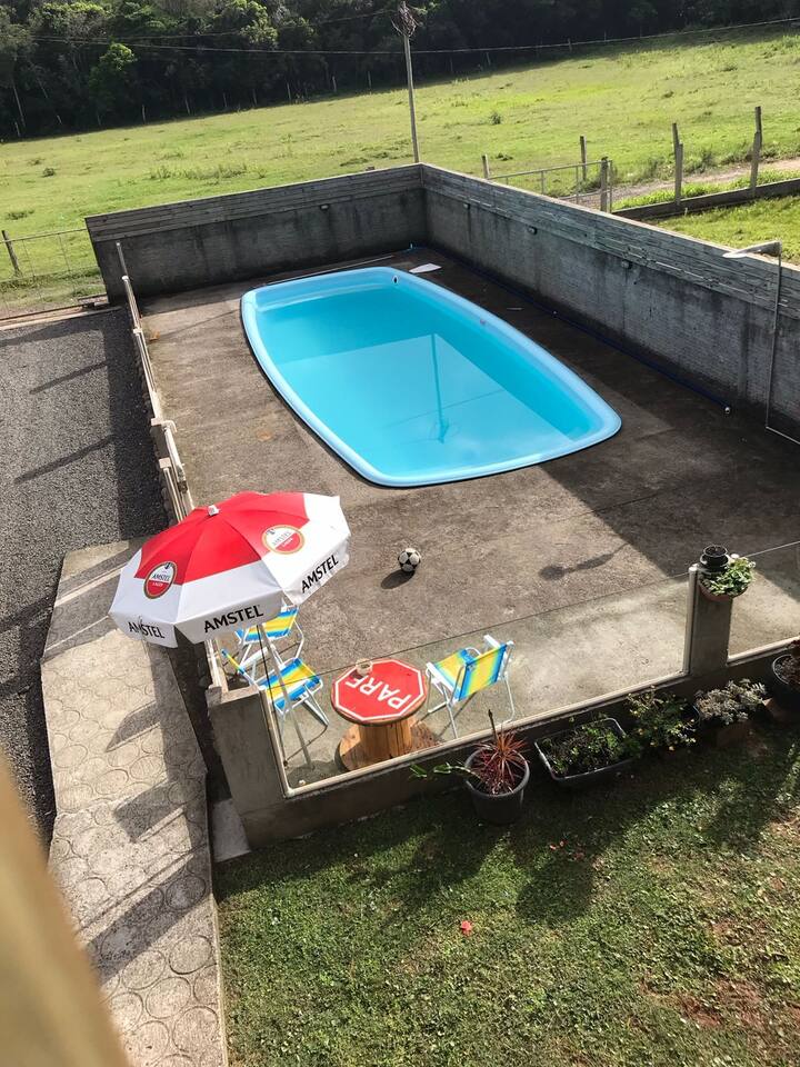 Chale Com Piscina, 10 Min Do Mar - Torres