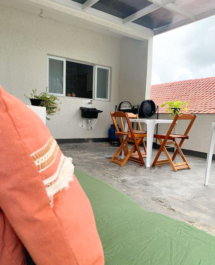 3min Do Mar Com Varanda Espaçosa| Pet Friendly! - Peruíbe