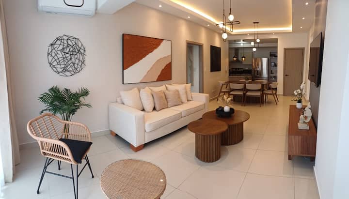 Luxury Modern Apartment Kingbed+gym+rooftop - Santo Domingo
