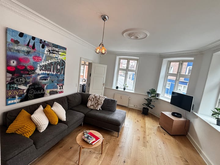 Lys Og Lækker Lejlighed Midt I Odense - オーゼンセ