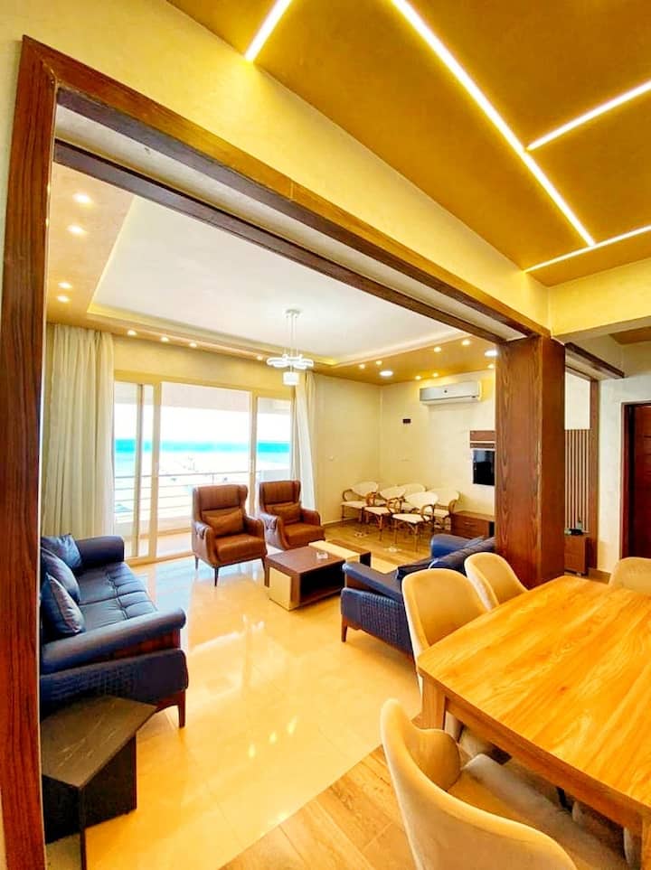 Beachfront, Sea View - Triple Chalet– 3br – No.2 - Hurghada