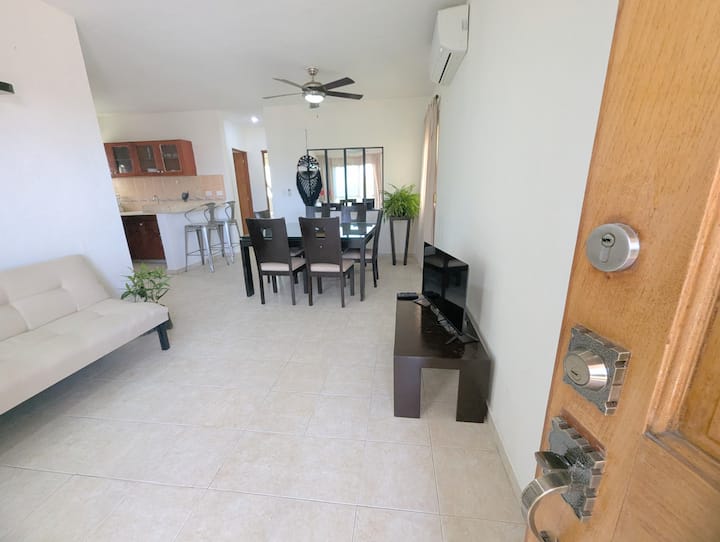 Familiar Departamento Tranquilo Grandes Grupos - Playa del Carmen