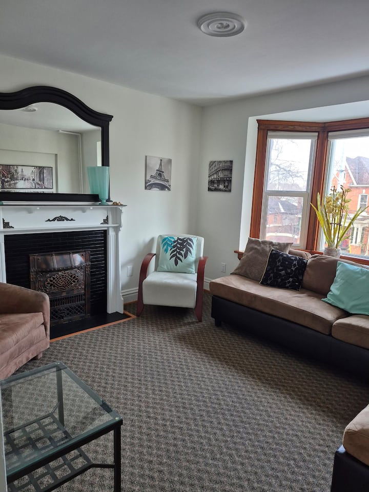 Bright 2 Bedr. Hamilton Apartment! Free Parking - 해밀턴