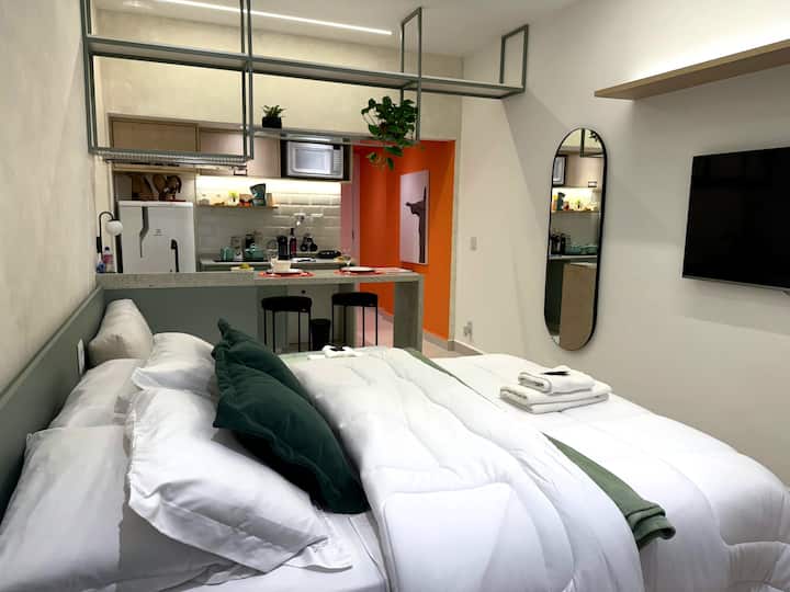 Loft Em Copa/ipanema: Metrô Na Porta Perto De Tudo - Copacabana