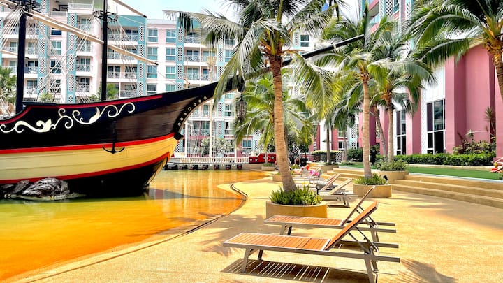 อพาร์ทเม้นสำหรับครอบครัวใกล้ที่ท่องเที่ยวในพัทยา - Pattaya City