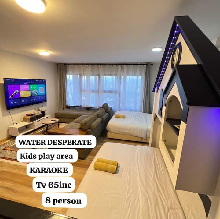 ④Karaoke_big Tv_kids Play Room_duplax Unit 9pax - Cheras