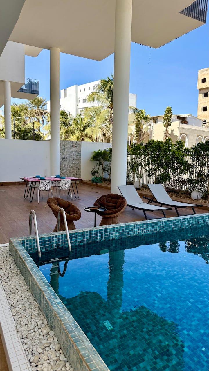 Duplexe - 3 Chambres - Piscine Privée- - Dakar
