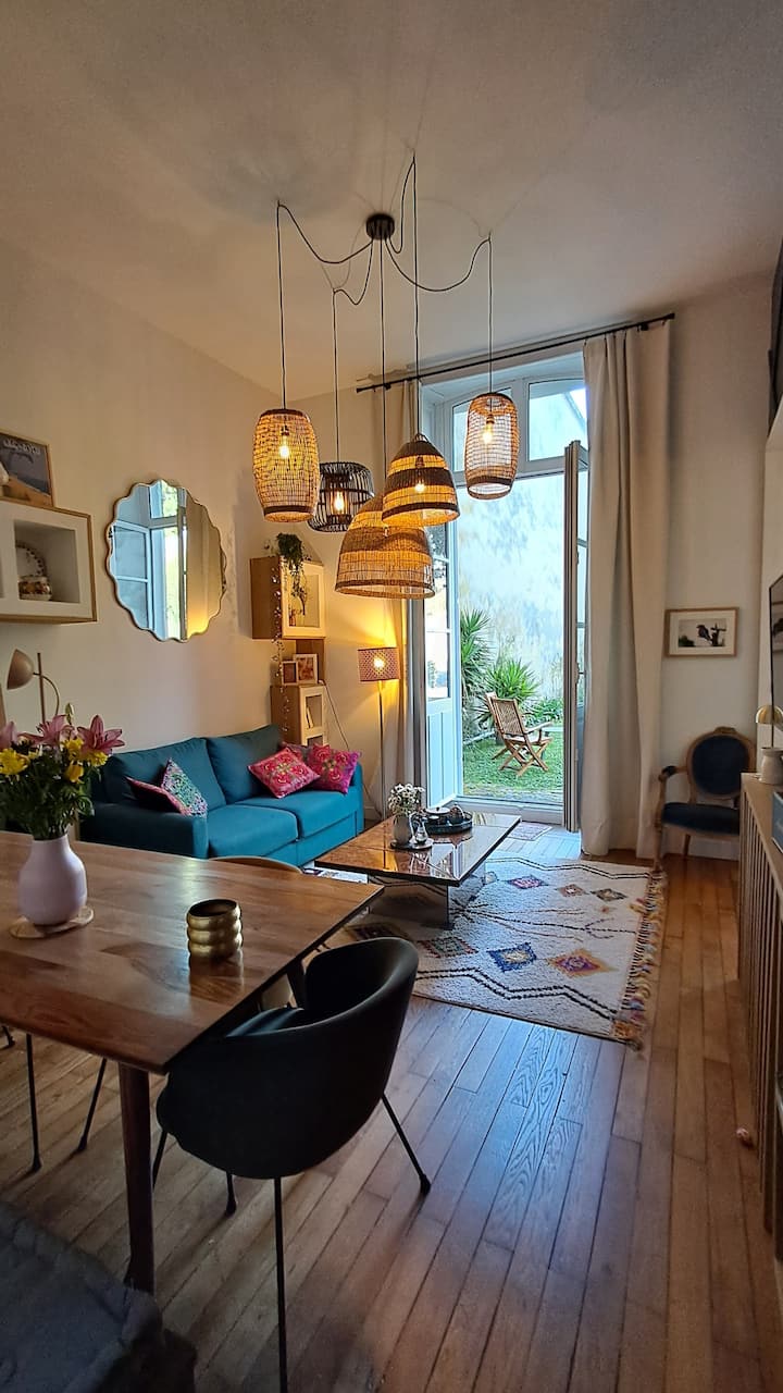 Appartement & Jardin Cœur De Ville - Vieux Port - La Rochelle