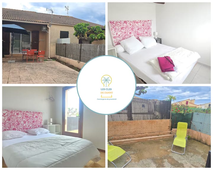 Maison Cosy - Climatisée Sérignan - Plage - Sérignan