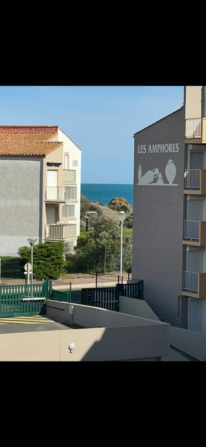 Les Amphores-falaises-parking-clim-calme - Agde
