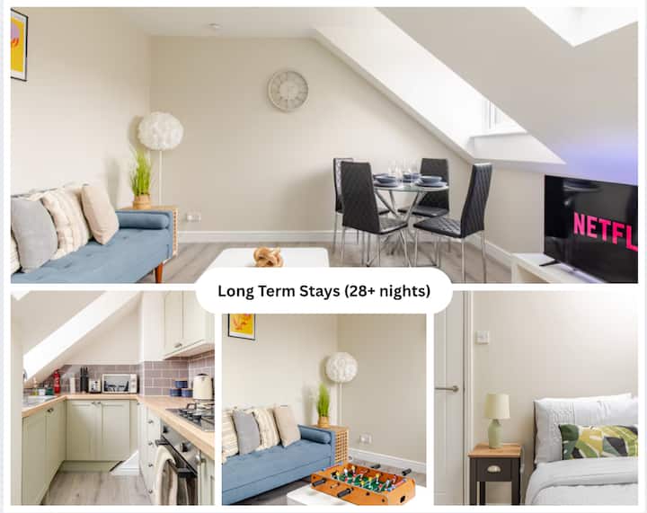 20% Off | 28+ Nights |Central 2-bed | Free Parking - Reading
