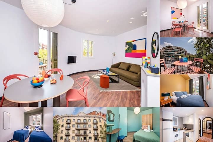 Group Flat 9-bedrooms Near Plaza Espanya 15ppl - Barcelone