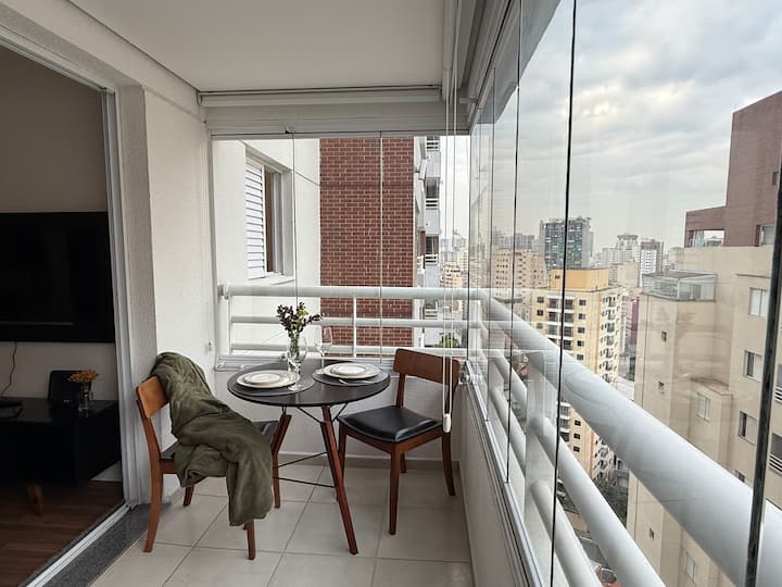 Lindo Apartamento - Shopping Frei Caneca - Com Ar - Paraíso