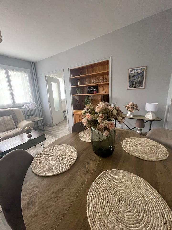 Appart à 2 Pas Du Centre, T3, Parking Sécurisé. - Aurillac