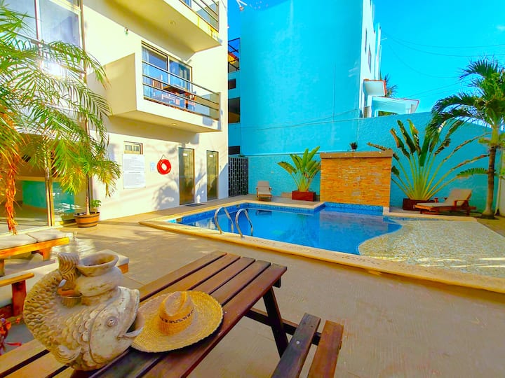 2 Bedroom Department By The Ocean - Puerto Morelos