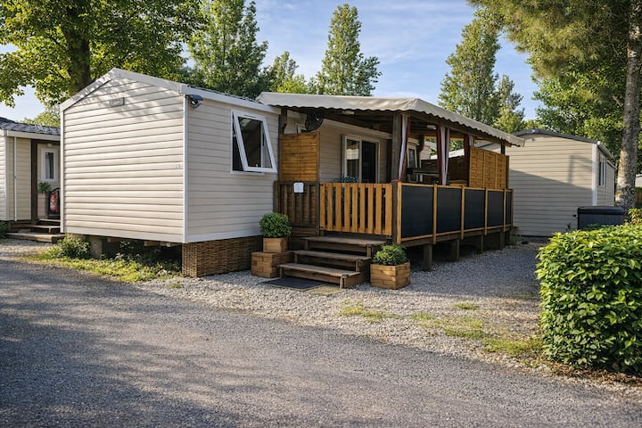 Mobilhome 6/8 Pers - 3 Ch - 1 Sdb - Parc Aquatique - Portiragnes