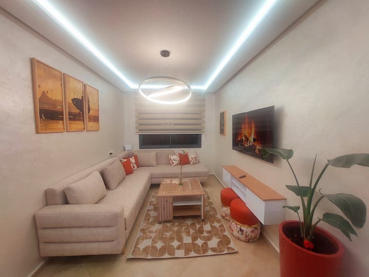 Safari Stay Appart Front Mer Avec Piscine - Taghazout